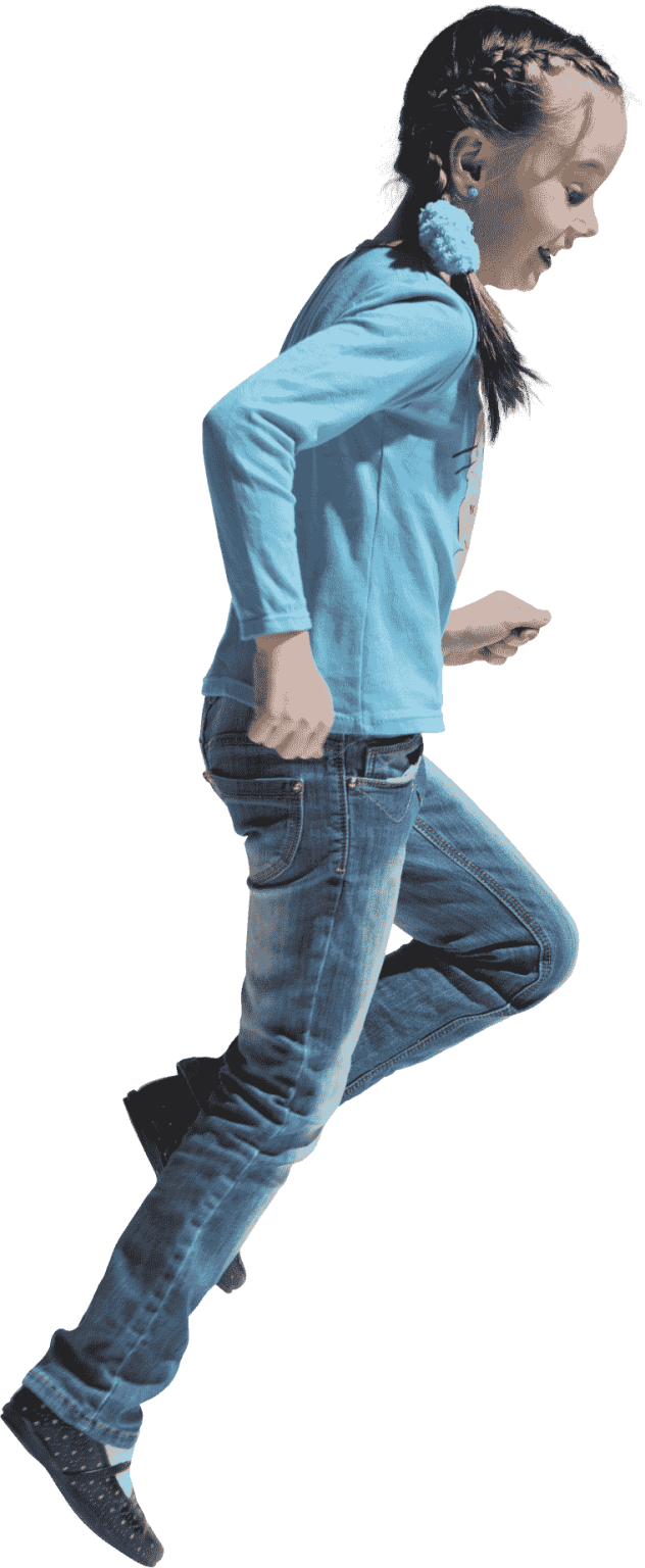 Creative People, A Cute Little Girl Running, Baby Png - PNGArc