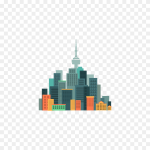 Smart Cities Lot Building Icon Transparent Background - PNGArc