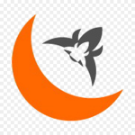 Orange Moon Clipart Transparent Background - PNGArc
