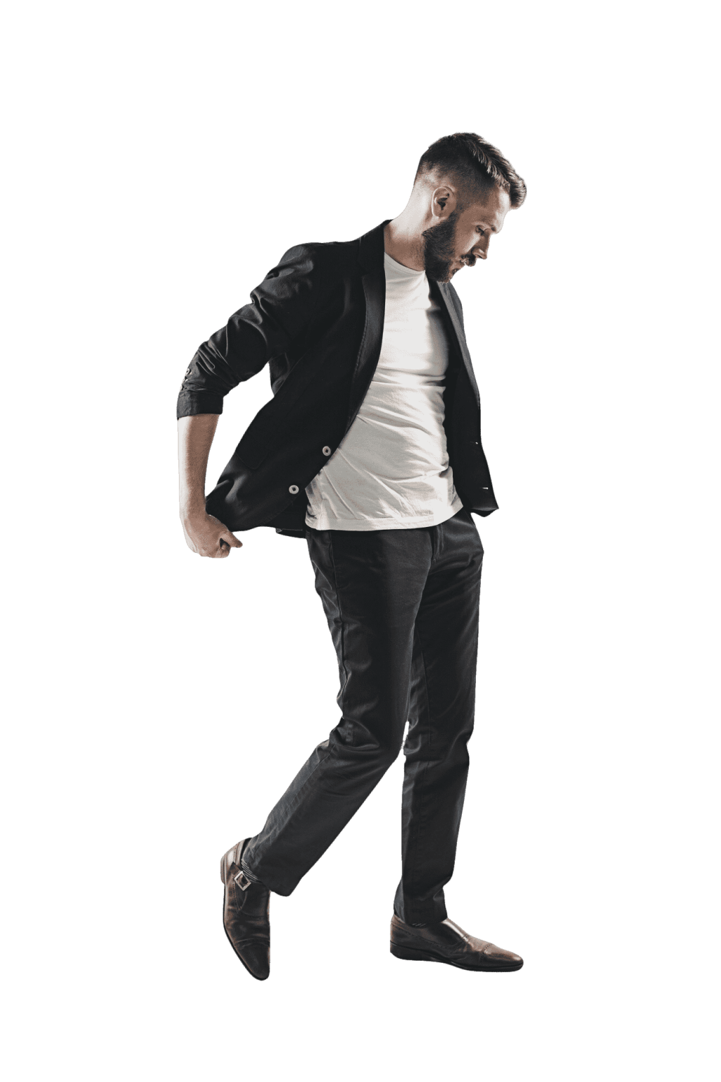 Hipster Walking Man Transparent Image - PNGArc