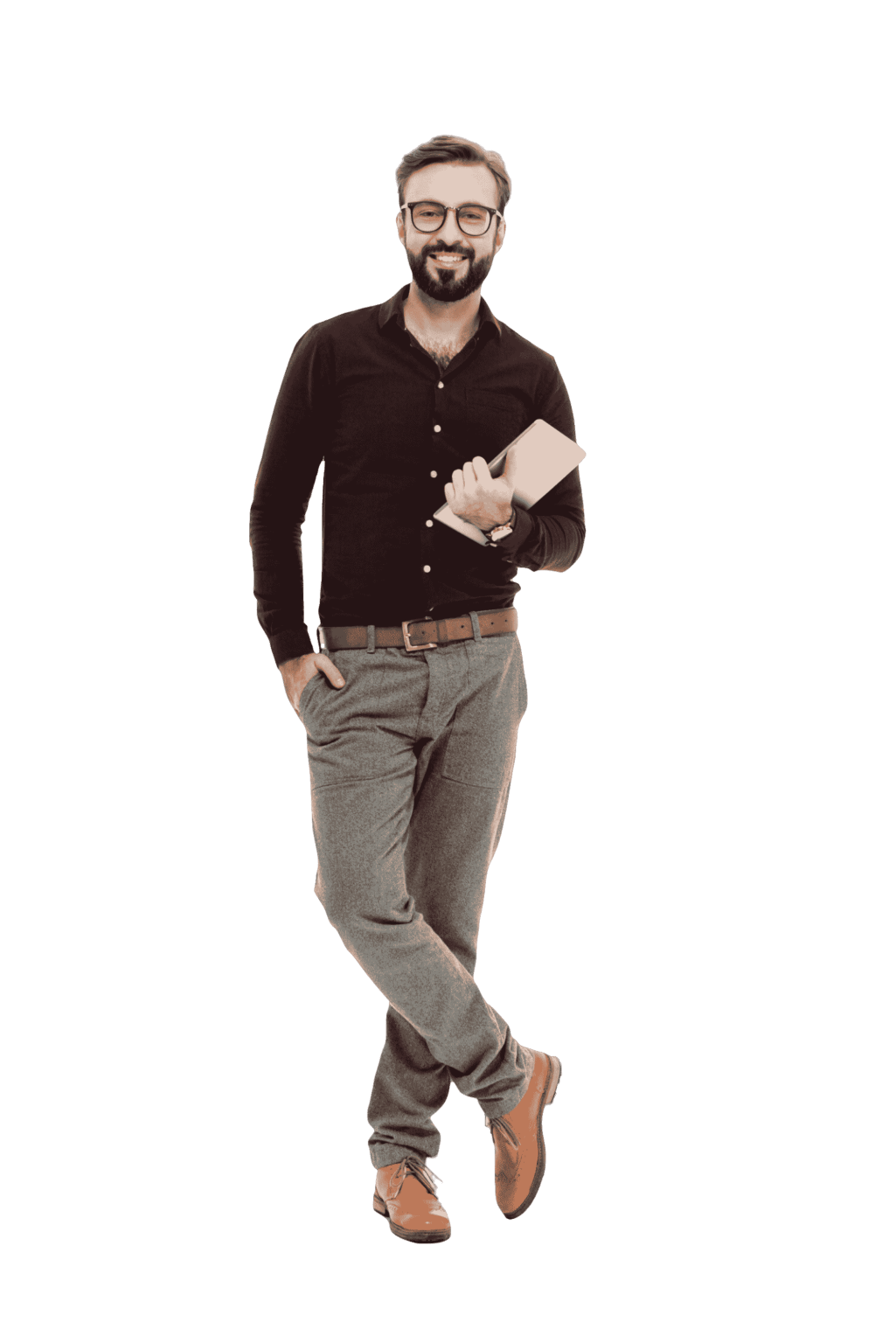 Hipster Walking Man Transparent Image - PNGArc